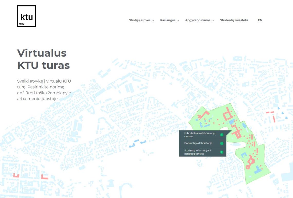 Take a virtual tour around the KTU campus: no booking, always open ...